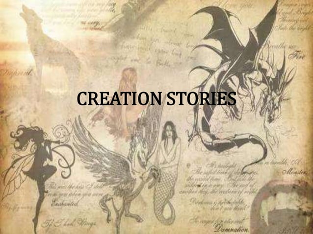 MYTHOLOGY: Creation Stories (presentation) | PPTX