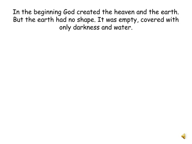 Creation story | PPT