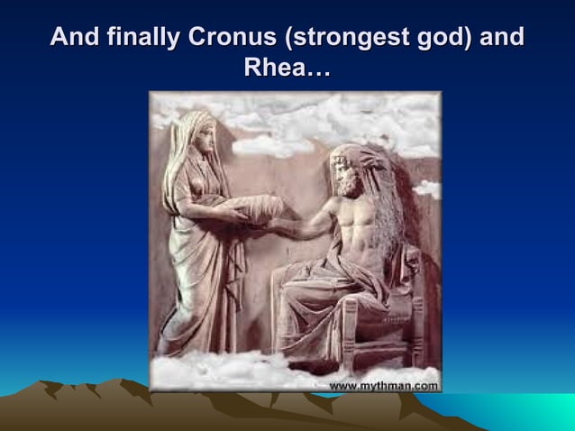 Creation story, cronus and rhea | PPT | Christianity | Religion ...