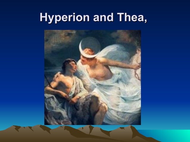 Creation story, cronus and rhea