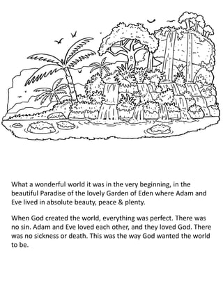 Gods Beautiful World Coloring Pages