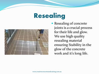 Creativce concrete and cutting | PPTX