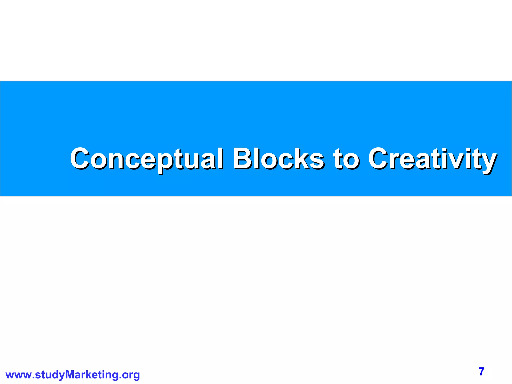 Creative Thinking Skills | PPT