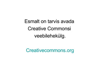 Creative Commons | PPT