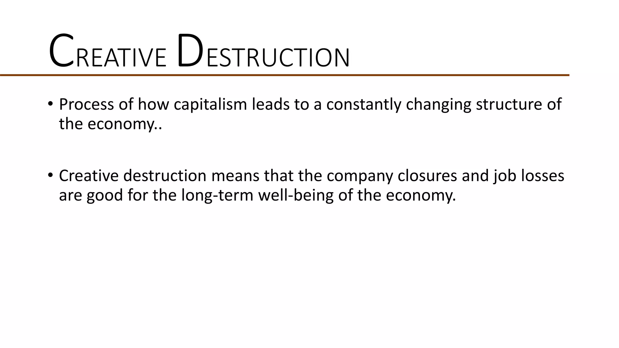 CREATIVE DESTRUCTION | PPTX