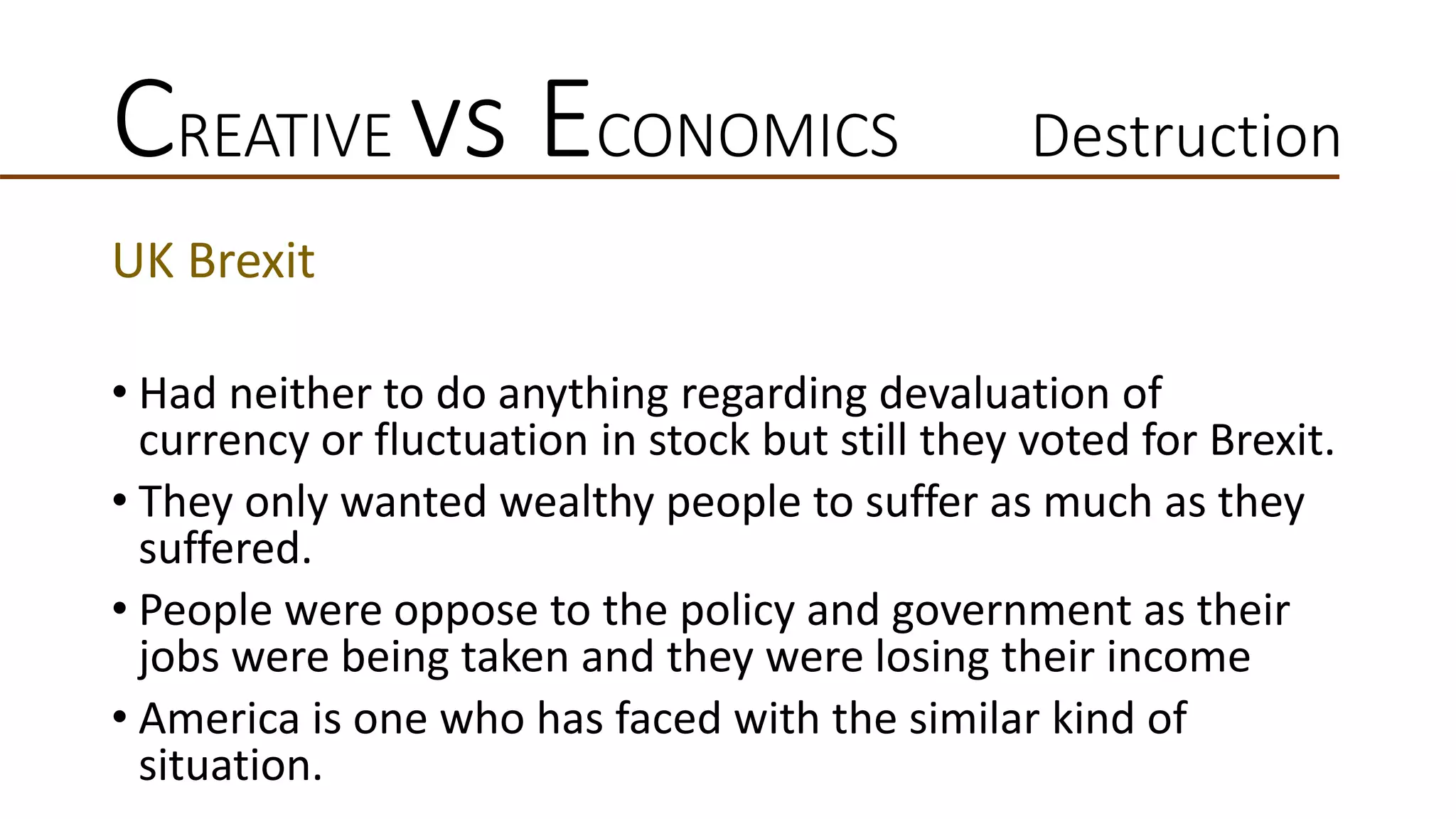 CREATIVE DESTRUCTION | PPTX