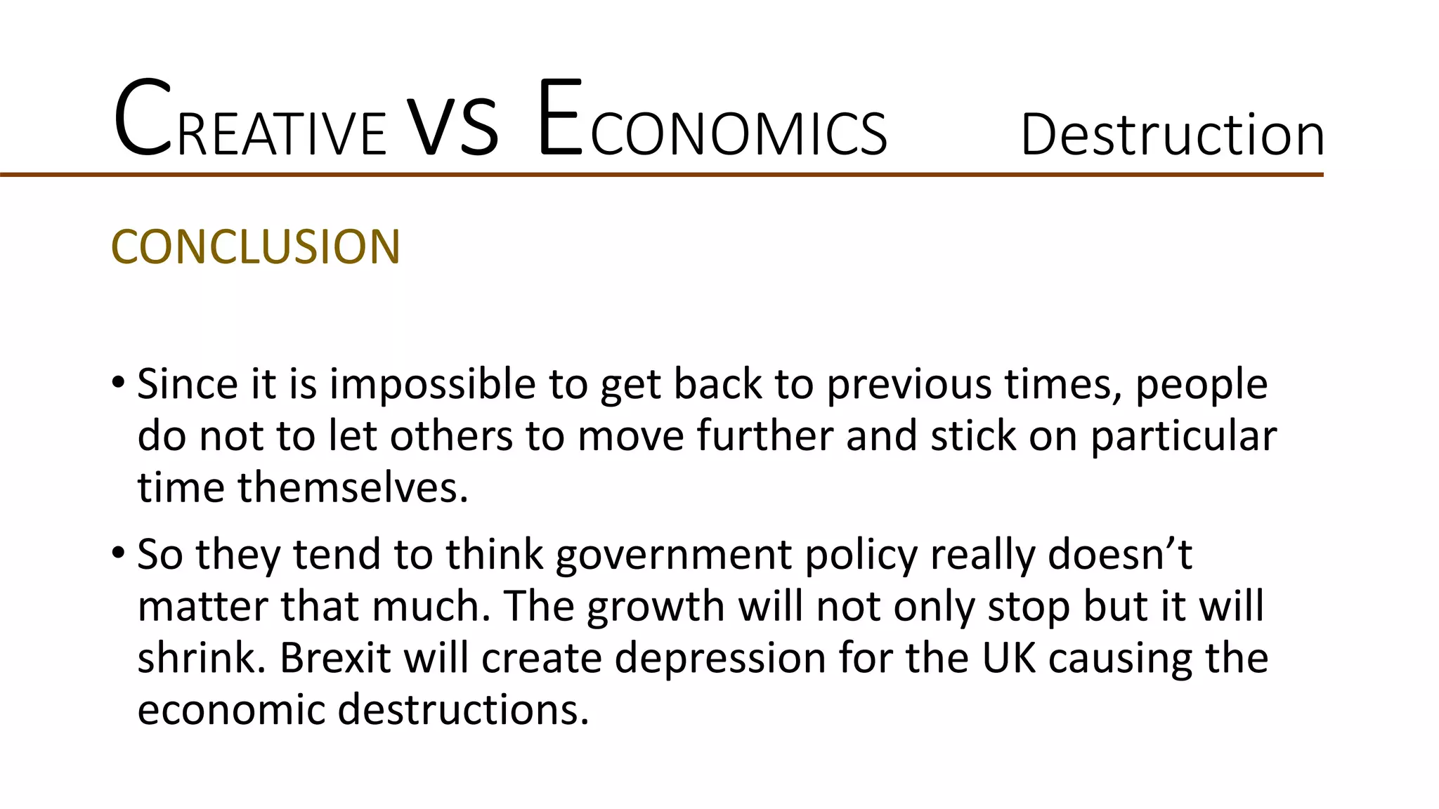 CREATIVE DESTRUCTION | PPTX