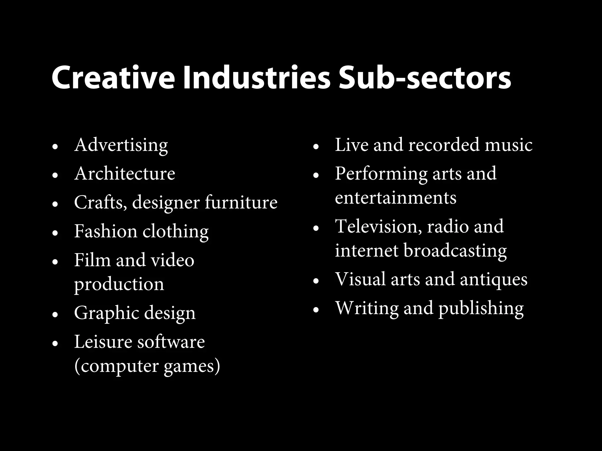 Creative Industry Ecosystem | PDF