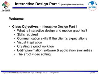 Creative interactive design part 1 | PPT