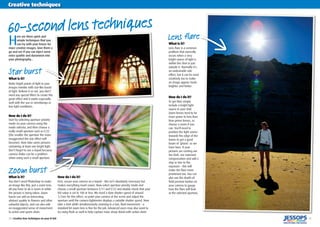 Creative Lens Techniques | PDF