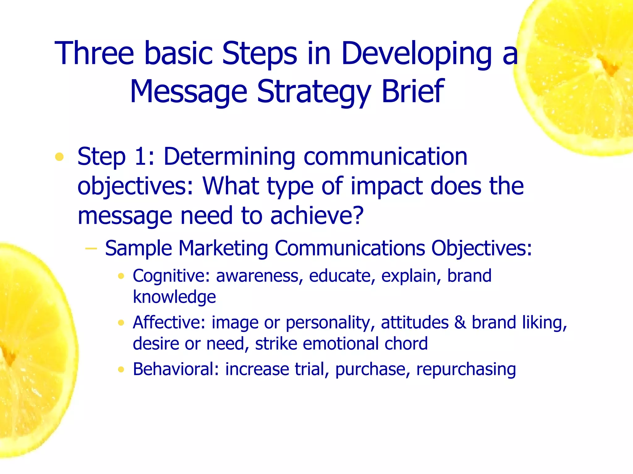 Creative Message Strategies | PPT