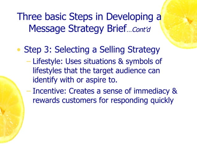 Creative Message Strategies | PPT