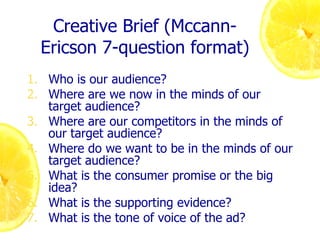 Creative Message Strategies | PPT