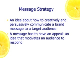Creative Message Strategies | PPT