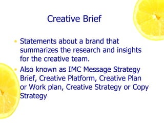 Creative Message Strategies | PPT