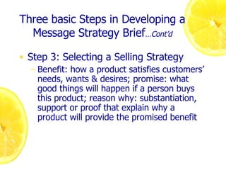 Creative Message Strategies | PPT