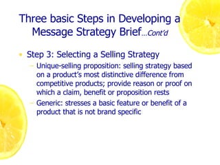 Creative Message Strategies | PPT