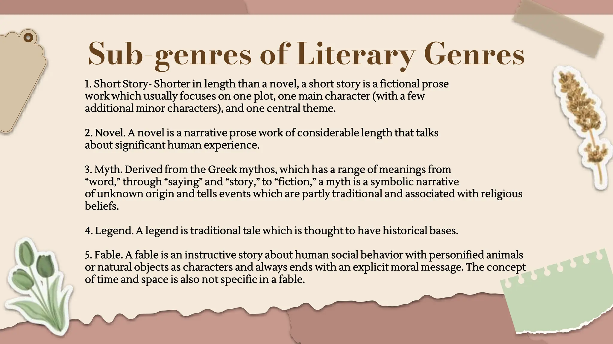 CREATIVE NONFICTION Module 1- Literary Genres.pptx