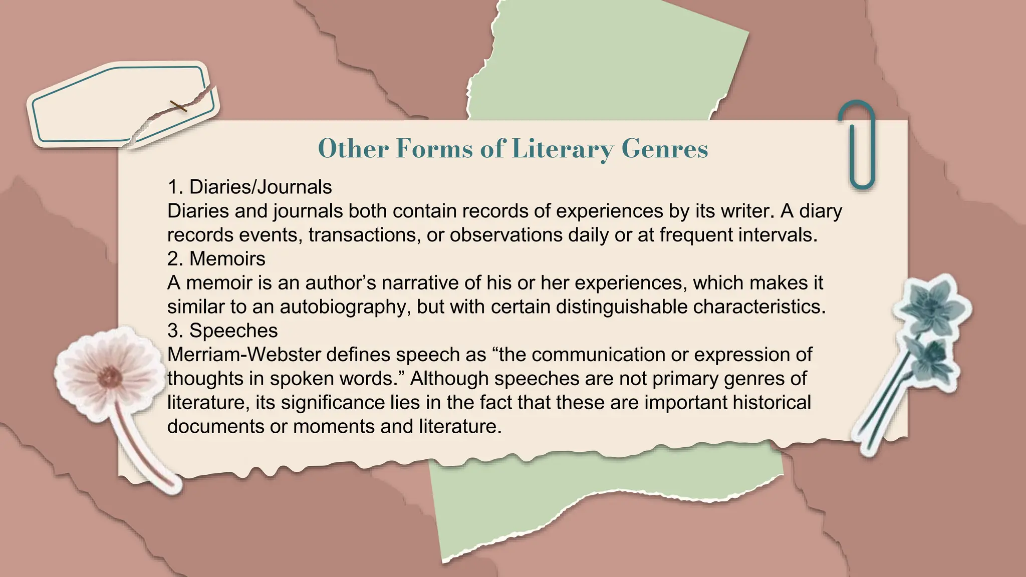 CREATIVE NONFICTION Module 1- Literary Genres.pptx