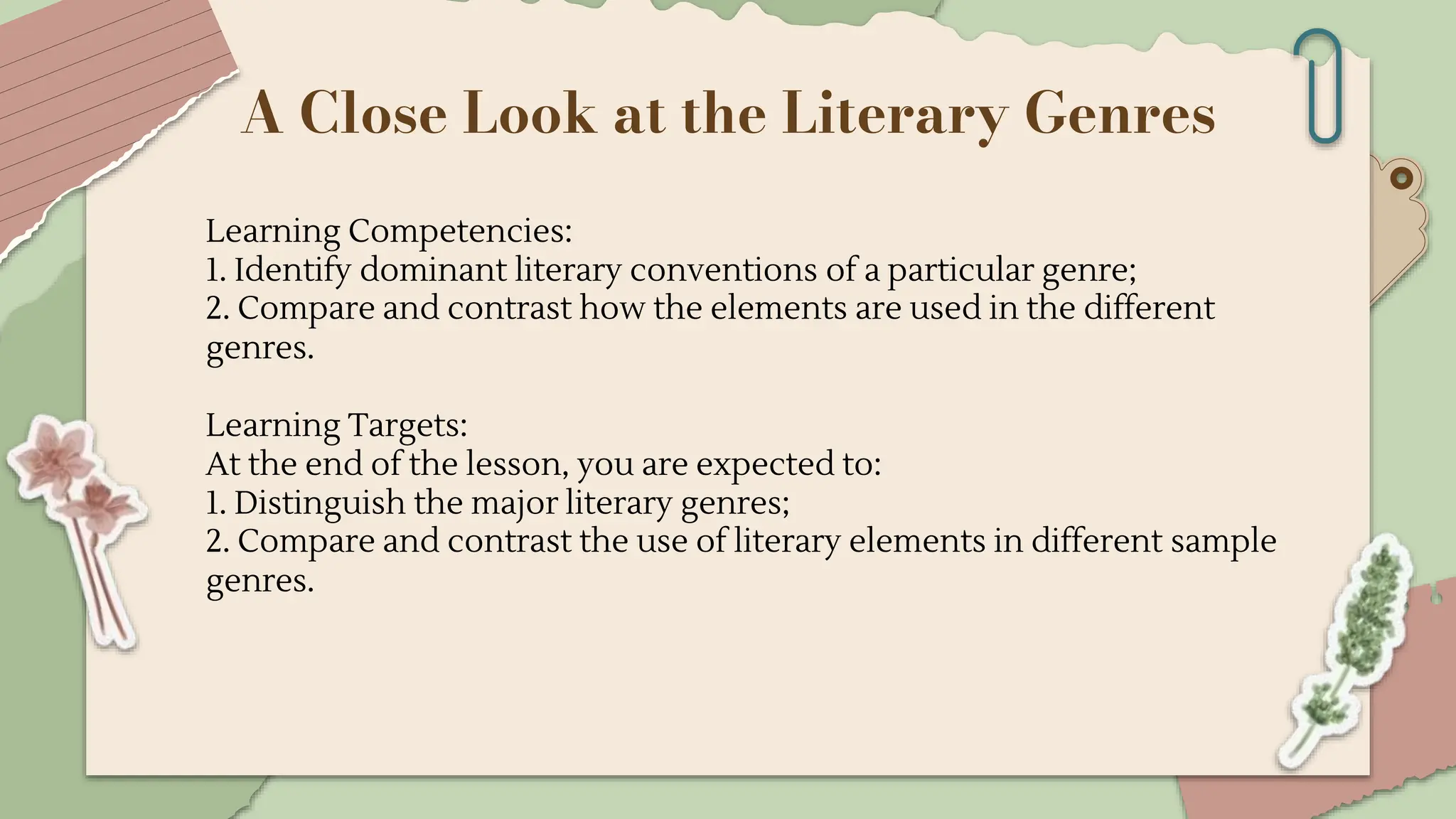 CREATIVE NONFICTION Module 1- Literary Genres.pptx