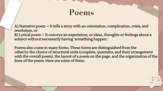 CREATIVE NONFICTION Module 1- Literary Genres.pptx