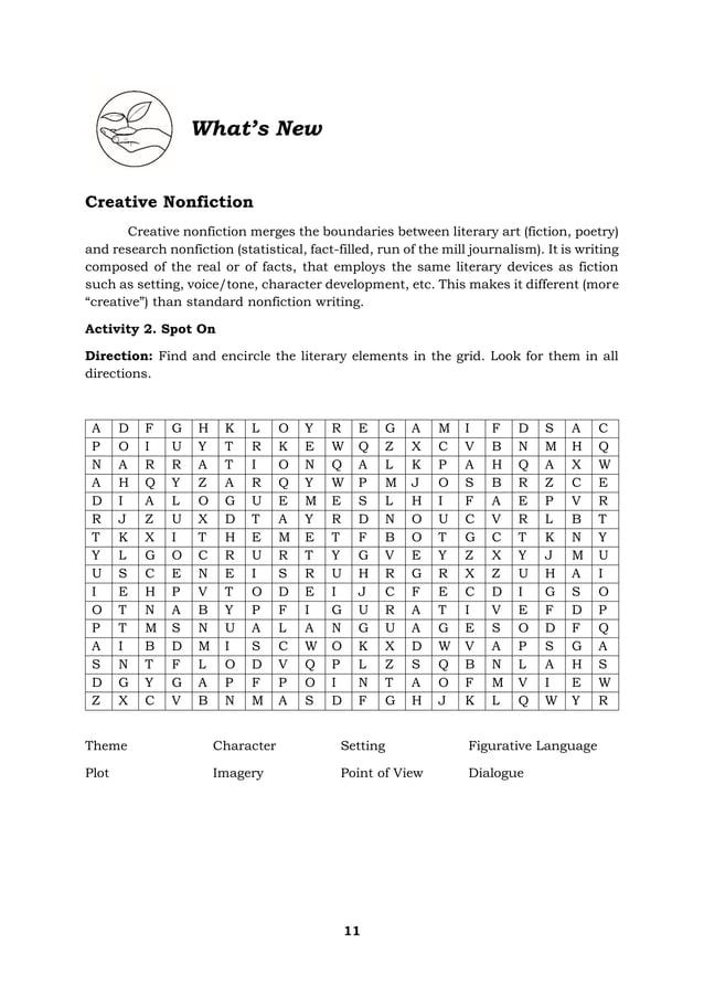 Creative Nonfiction Module 3 | PDF