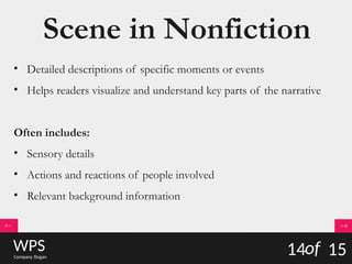 creative nonfiction week 3 power point 2 | PPTX