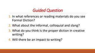 CREATIVE-WRITING-Q1-W1.pdf in grade 12 student | PDF