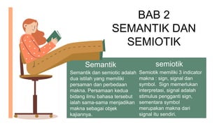 Dasar-dasar ilmu semantik | PPTX