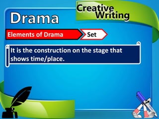 Elements of Drama PPT https//elements of drama.com