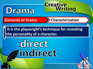 Elements of Drama PPT https//elements of drama.com