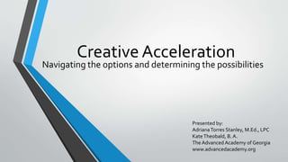 Creative acceleration | PPT
