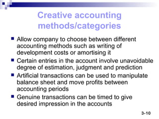 Creative accounting | PPT