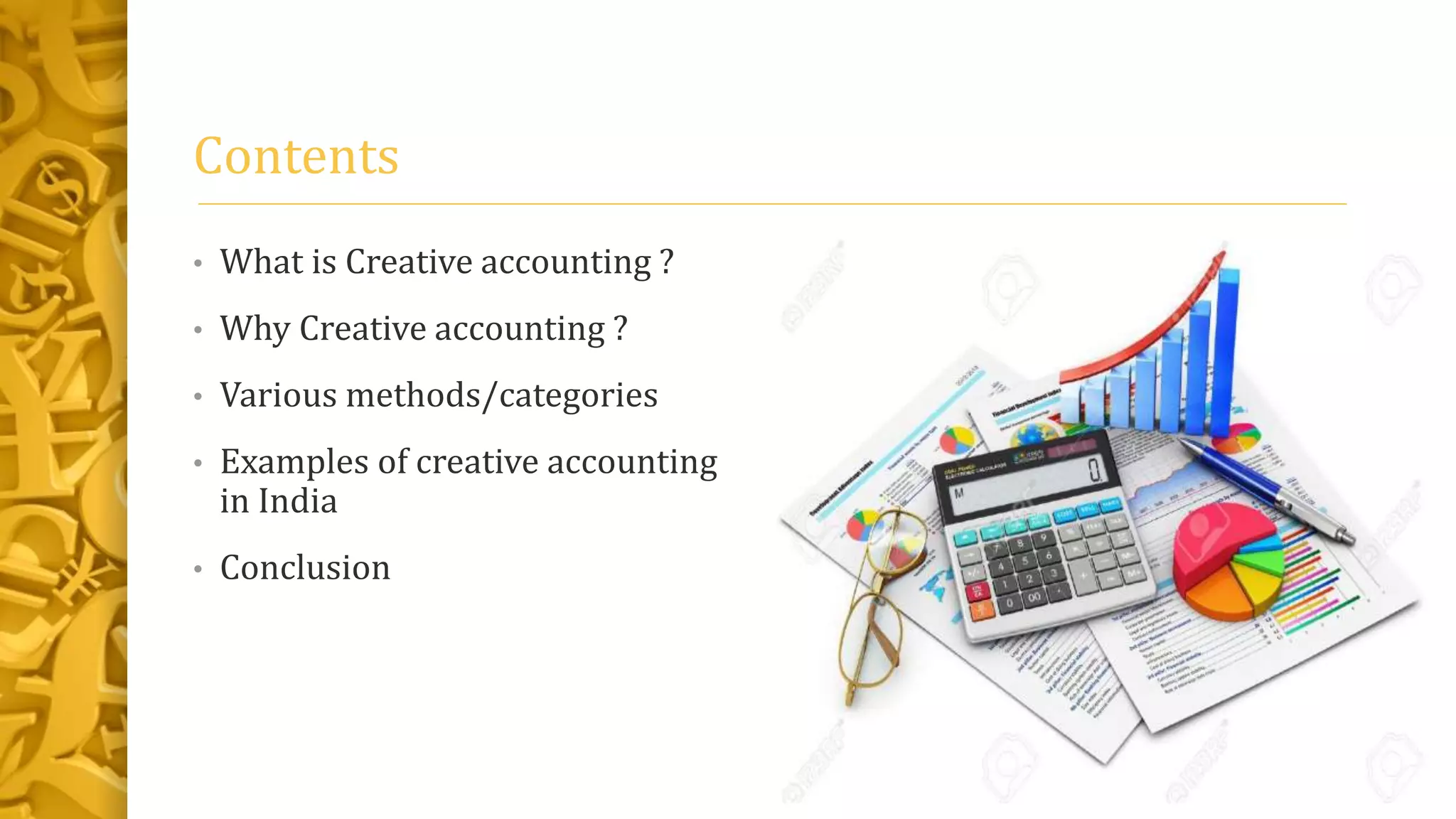 Creative accounting | PPTX
