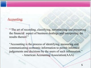 Creative accounting | PPTX