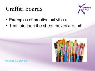 Creative activities week 1 | PPT