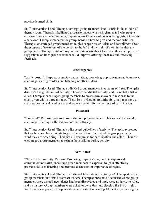 Creative activities wording | PDF