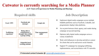 CUTWATER ADVERTISING POWERPOINT | PPTX | Advertising Industry | Industries