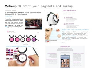 Artificial Intelligence in Fashion, Beauty and related Creative ...