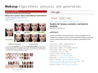 Artificial Intelligence in Fashion, Beauty and related Creative ...