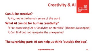 Creativity in the Age of AI: What the Future Holds for Knowledge ...
