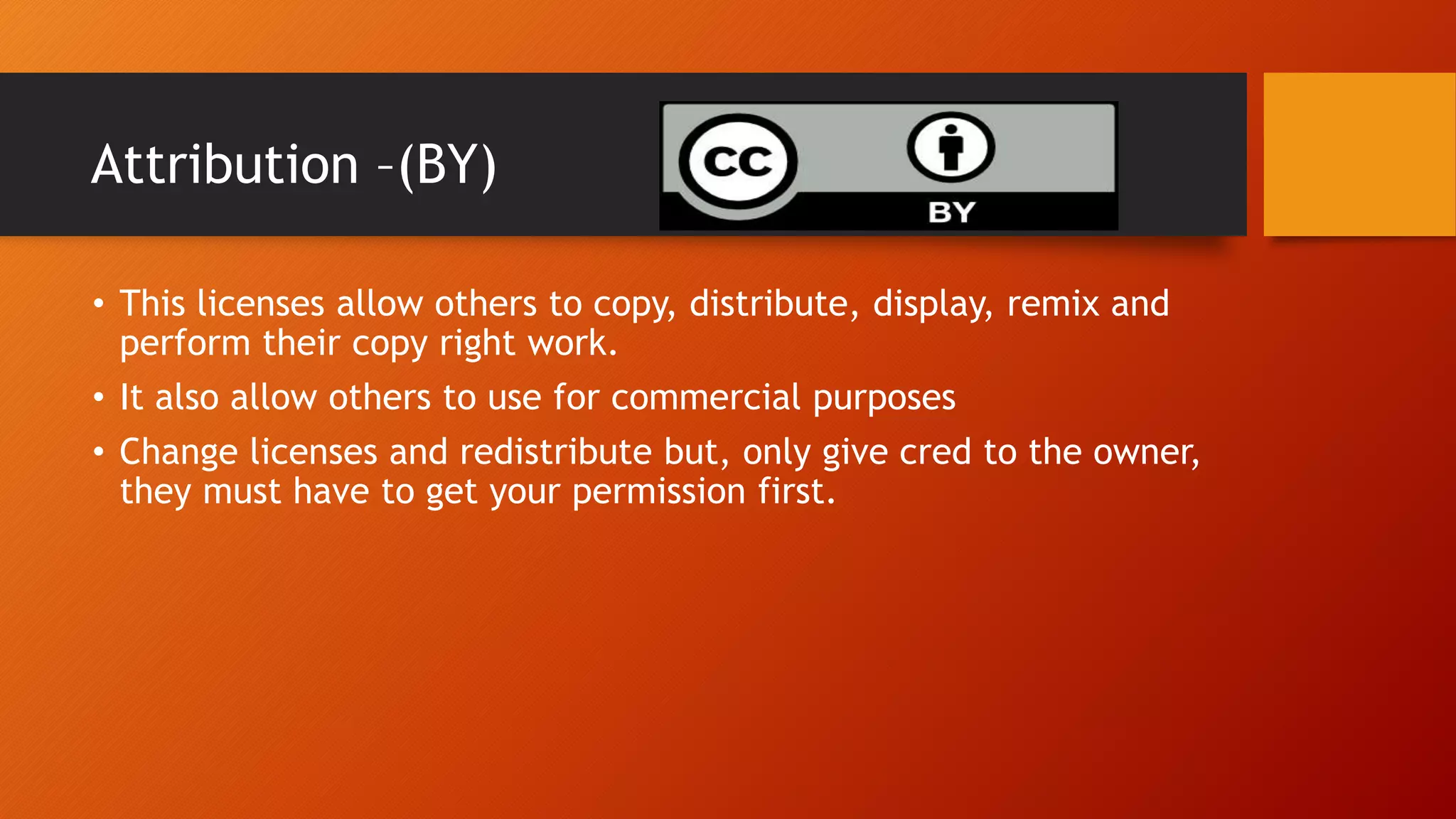Creative and copyright commons | PPTX