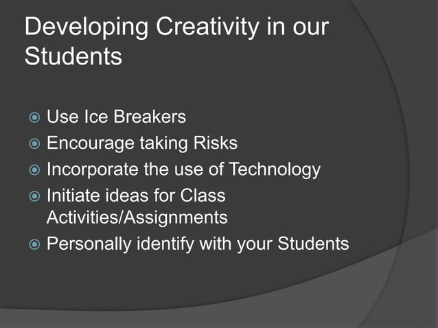 Creative and critical thinking | PPT