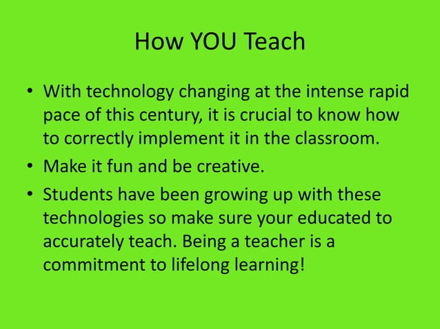 Creative and powerful classroom presentations | PPT