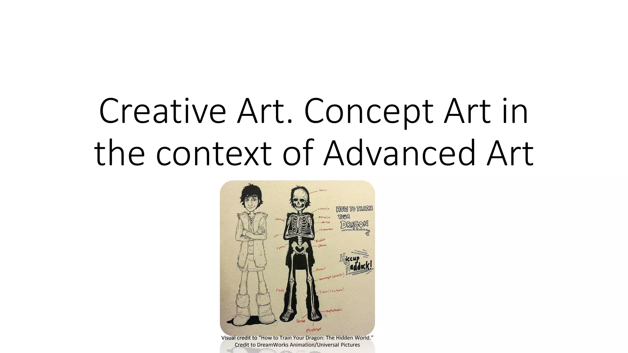 Creative art. concept art. advanced art12 | PDF