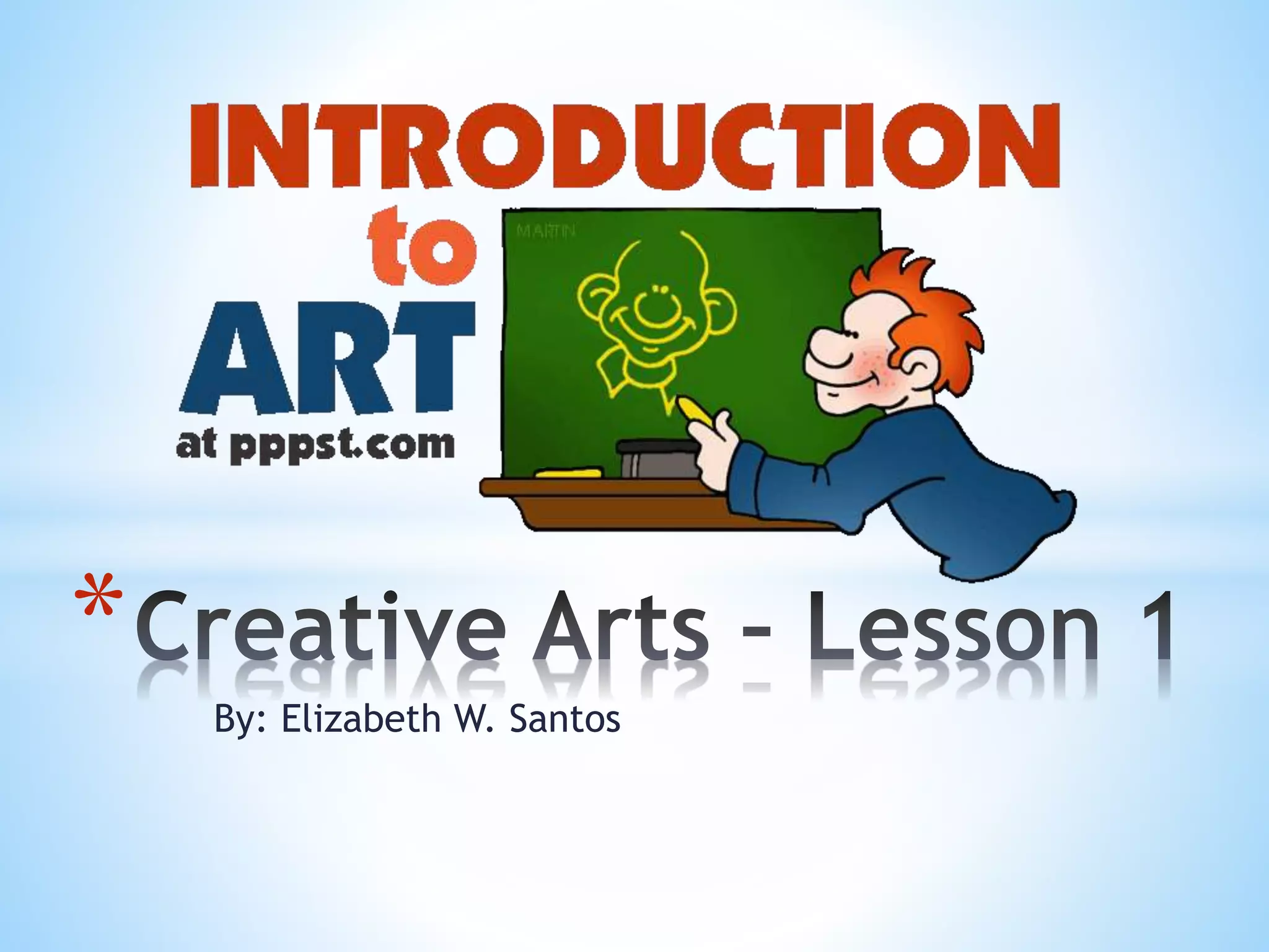 Creative arts – lesson 1 | PPTX