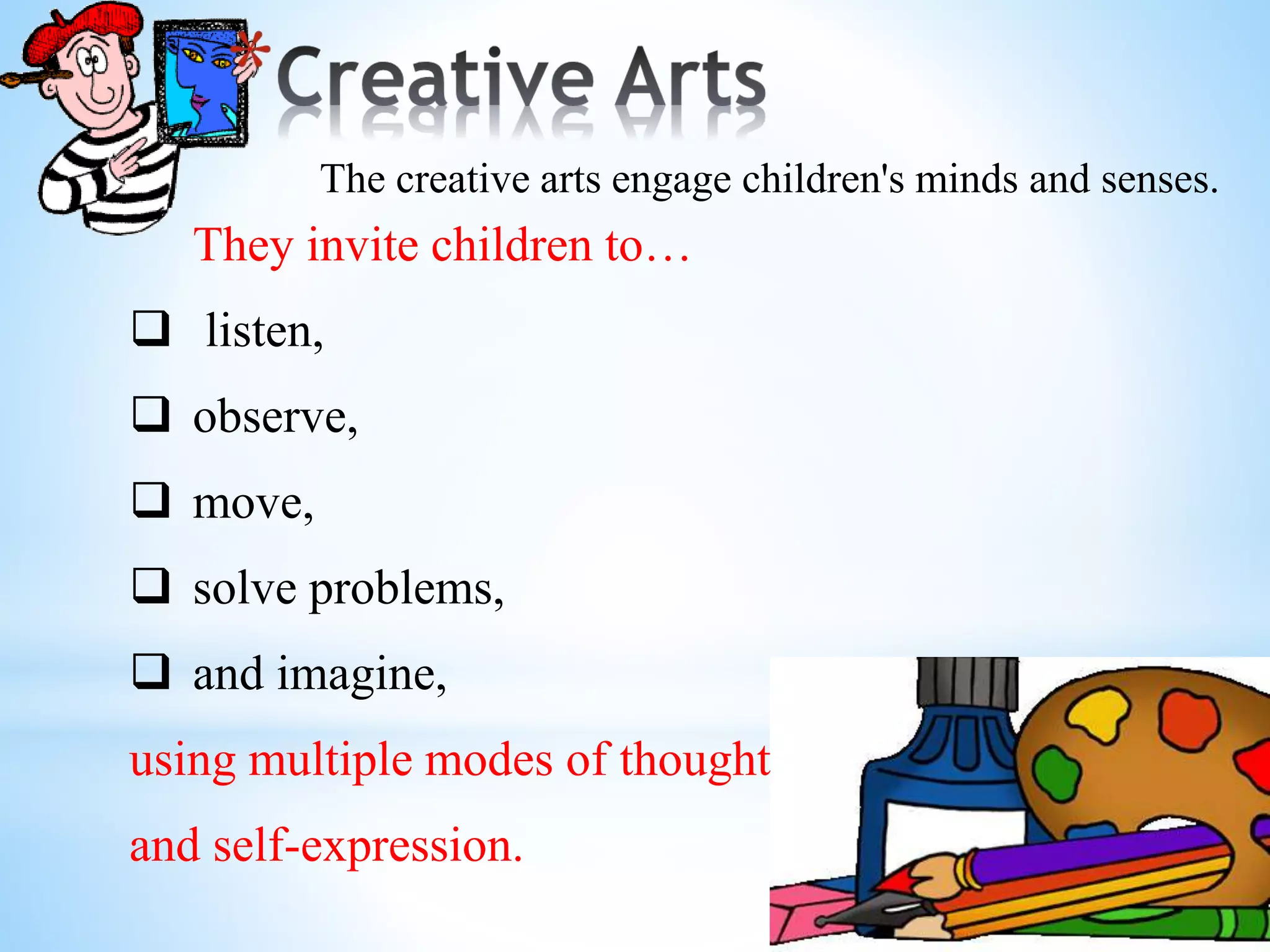Creative arts – lesson 1 | PPTX