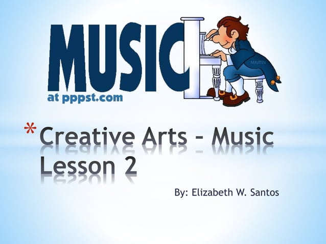 Creative arts – lesson 1 | PPTX