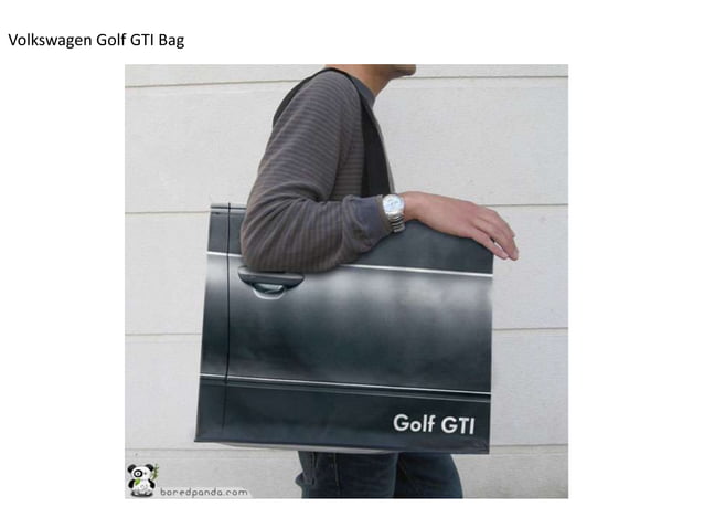 Creative bag advertisements | PPTX