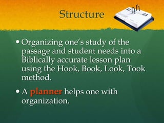 Creative bible teaching model | PPT